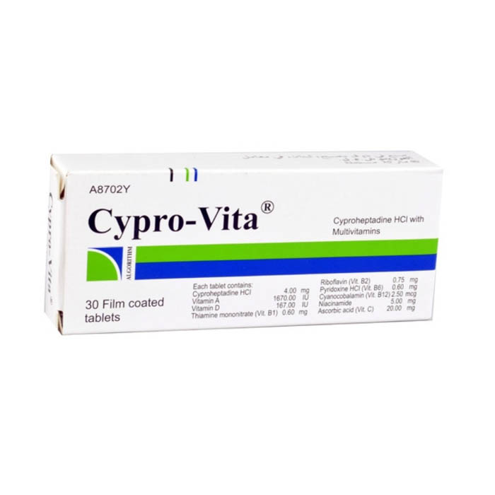 Buy Cypro-Vita Film-Coated Tablet 30's | Life Pharmacy
