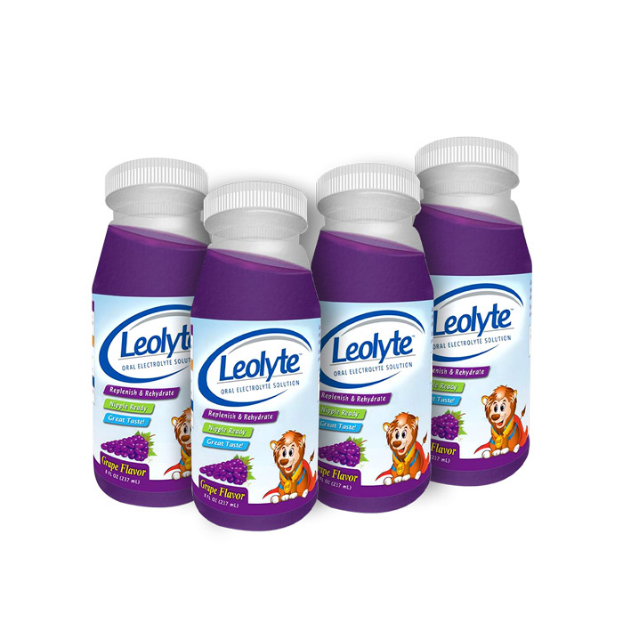 Buy Leolyte Grape Oral Solution 237ml Bottle 4's | Life Pharmacy