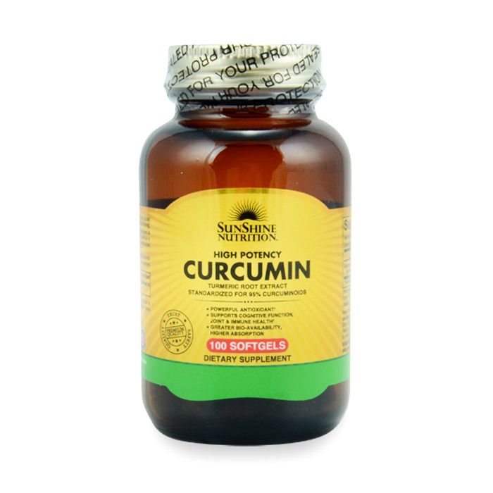 Buy Sunshine Nutrition High Potency Curcumin 100 Softgels online at ...