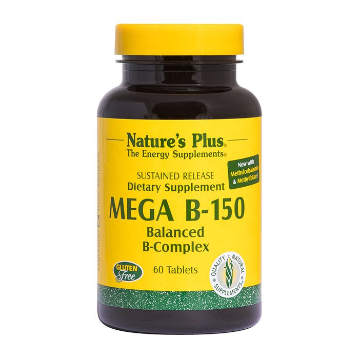 Buy Natures Plus Mega B 150mg Sustained Release 60 Tablets | Life Pharmacy