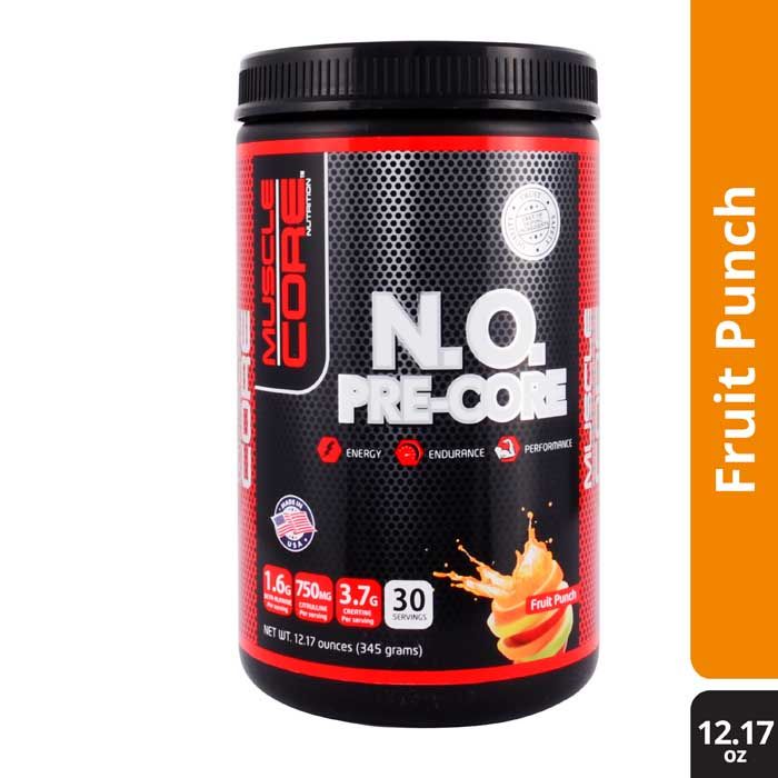 Buy Muscle Core Nutrition N.O. Pre Core 30 Servings Fruit Punch | Life ...