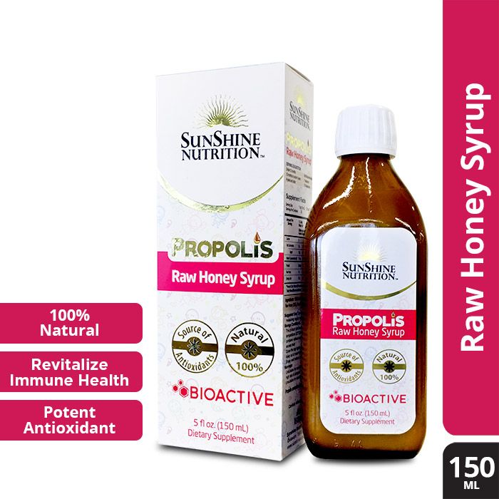 Buy Sunshine Nutrition Propolis Raw Honey Syrup 150 ml online at best ...
