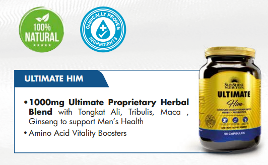 Buy Sunshine Nutrition Ultimate Him Vegetarian Cap 90s | Life Pharmacy