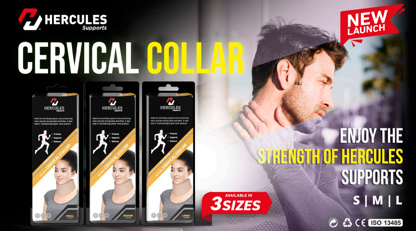 Buy Hercules Soft Neck Cervical Collar Support, Pain Relief for Neck ...