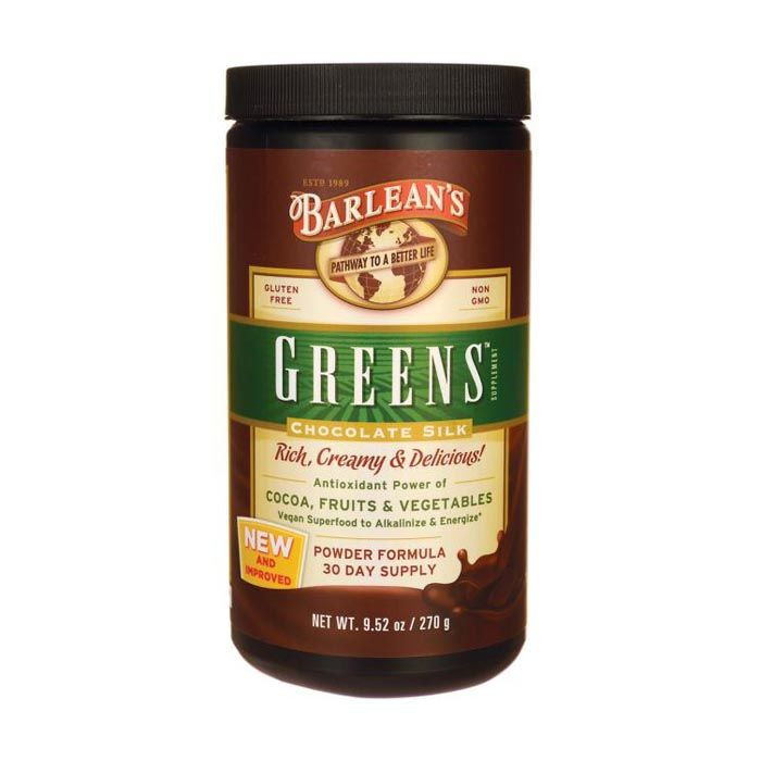 Buy Barleans Chocolate Silk Greens Powder 9.52 Oz | Life Pharmacy