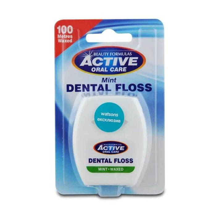 Buy Beauty formula Mint Waxed 100m Dental Floss | Life Pharmacy