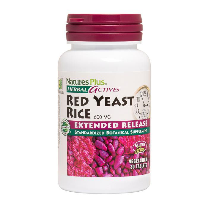 Buy Natures Plus Herbal Actives Red Yeast Rice 600 mg 1.7% 30's | Life ...