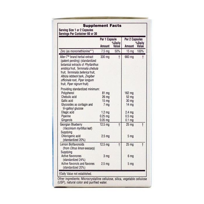 Buy Natures Plus Aller 7 Rx-Respiration 60's | Life Pharmacy