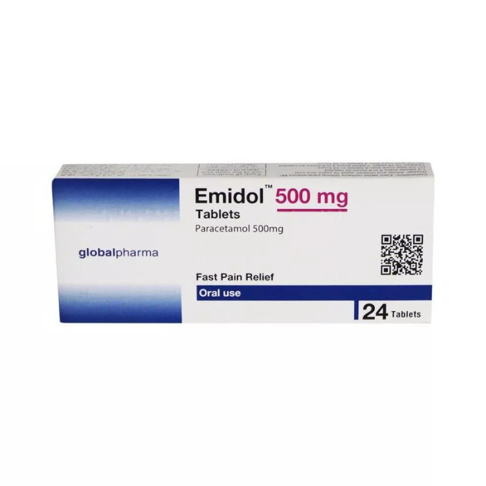 Buy Emidol 500 Tab 24s (12s Blister X 2) online at best price in the ...