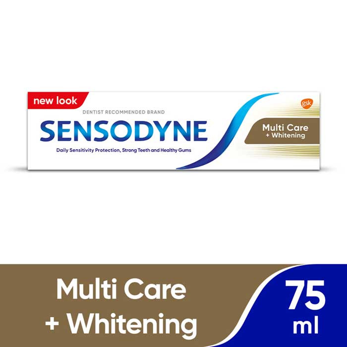 Buy Sensodyne Multicare + Whitening Gel Toothpaste 75 ml | Life Pharmacy