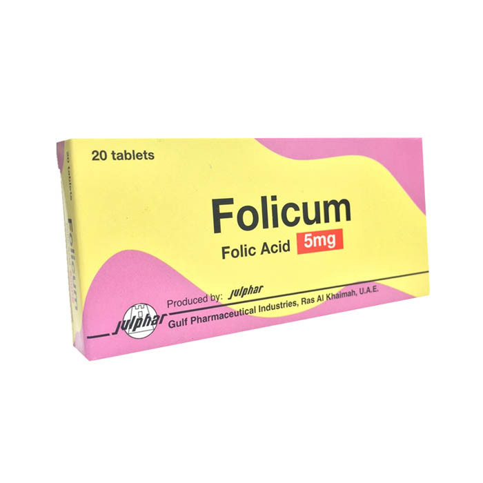 Buy Folicum 5mg Tablet 20's | Life Pharmacy