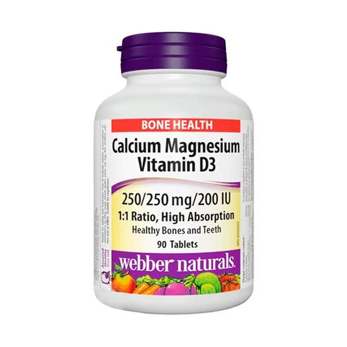 Buy Webber Naturals Calcium Magnesium With Vitamin D 90's | Life Pharmacy