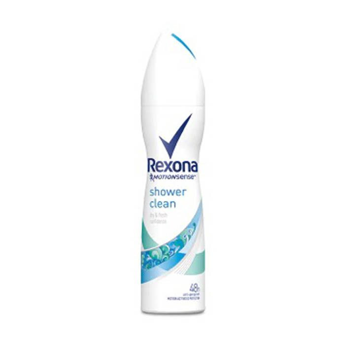 Buy Rexona Shower Clean Aerosol Deodorant 150 ml | Life Pharmacy