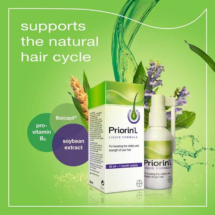Buy Priorin L Liquid Formula For Hairloss 50 ml | Life Pharmacy