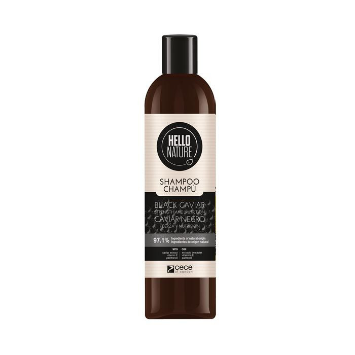 Buy Hello Nature Black Caviar Shampoo 300 ml | Life Pharmacy