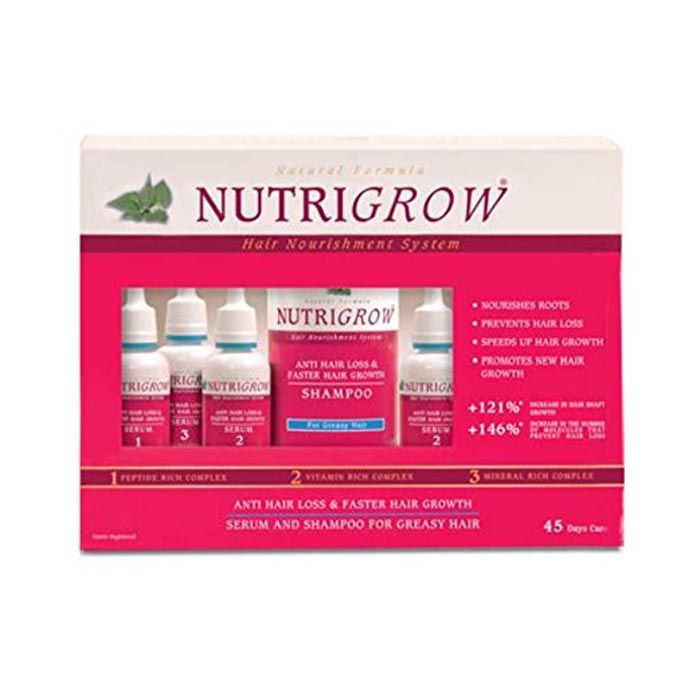 Buy Nutrigrow Anti Hair Loss & Fast Hair Growth Shampoo + Serum ...