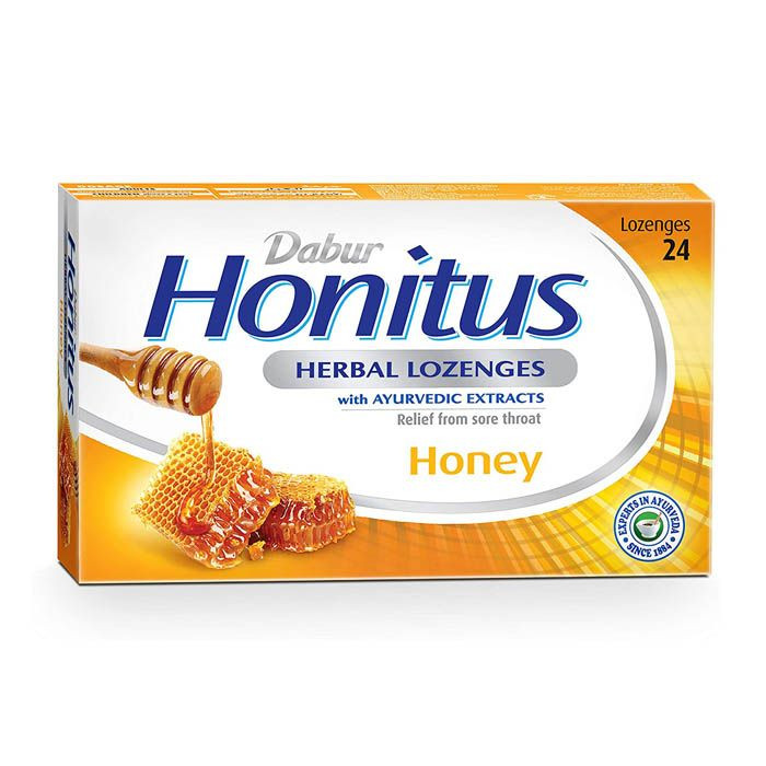 Buy Dabur Honitus Herbal Lozenges Honey 24's | Life Pharmacy