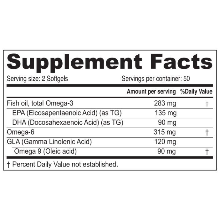Buy Nordic Sunshine Complete Omega 3-6-9 688mg 100 Softgels | Life Pharmacy