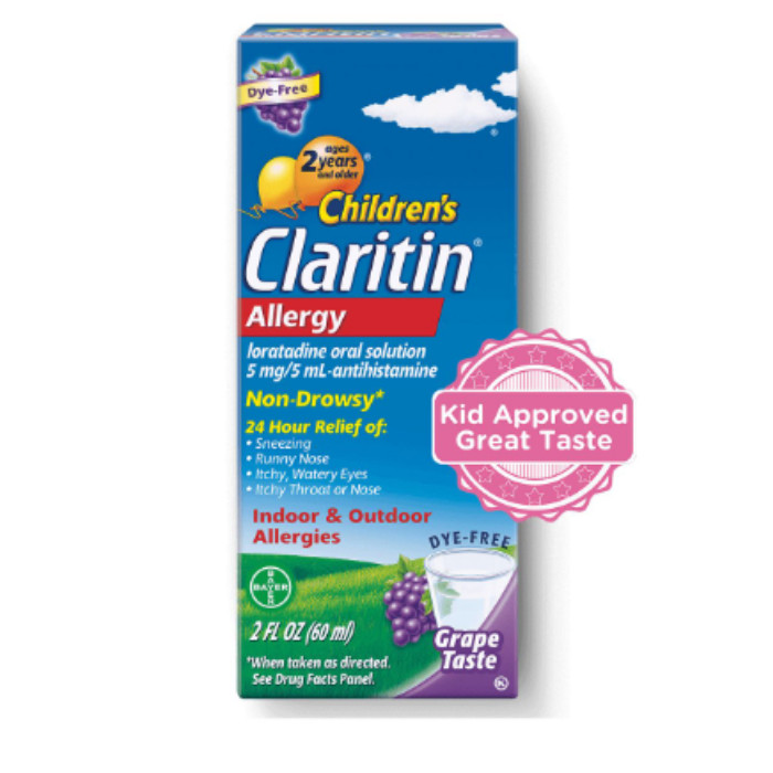 Buy Claritine Child Grape Syrup 120ml online at best price in the UAE ...