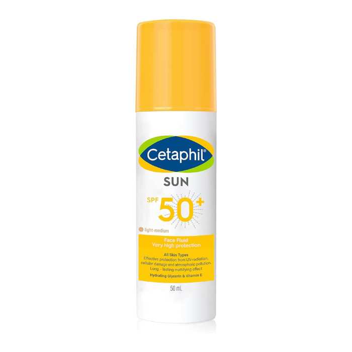 Buy Cetaphil Sun Face Fluid (SPF 50+) Tinted 50ml online at best price ...
