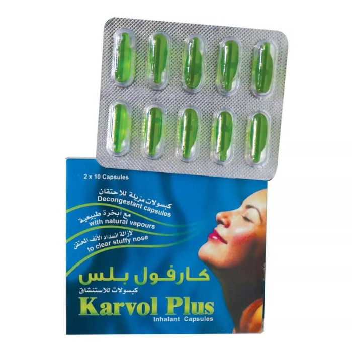Buy Karvol Plus Inhalant Capsule 20s Bottle online at best price in the ...