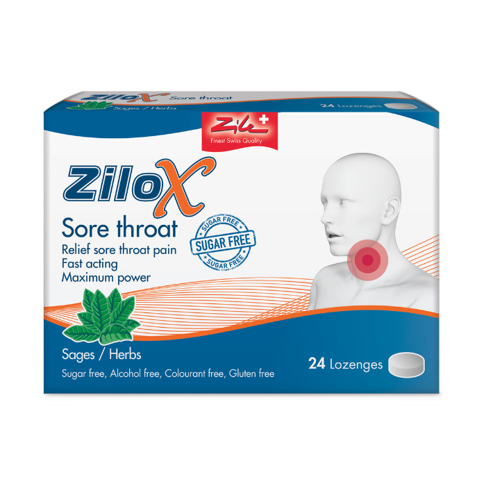 Buy Zilox Sore Throat Lozenges 24s online at best price in the UAE ...