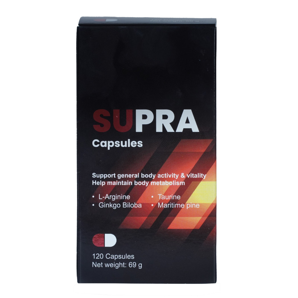 Buy Supra Capsule 120s online at best price in the UAE | Life Pharmacy