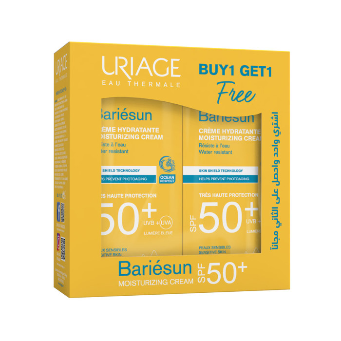 Buy Uriage Bariesun Cream (SPF50+) 1+1 Promo Pack online at best price in the UAE | Life Pharmacy