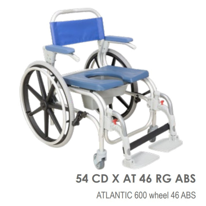 Buy Orthos Bath And Commode Chair Atlatic 600 Wheel 46ABS:50024 online ...