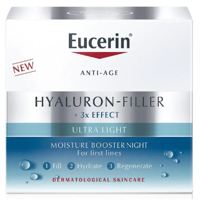 Buy Eucerin Hyaluron Filler Ultra Light Moist Booster Night 50ml | Life ...
