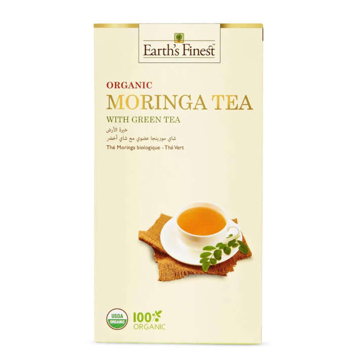 Buy Earths Finest Organic Moringa Tea with Ginger - 1.5g X 25 online at ...