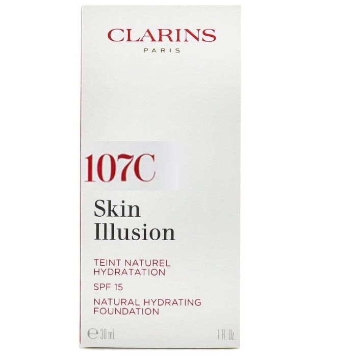 Buy Clarins Skin Illusion (SPF15) Foundation No. 107C 30ml | Life Pharmacy