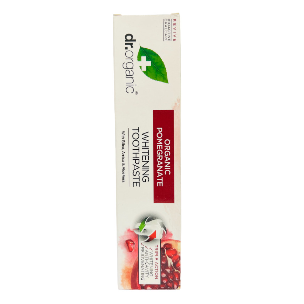 Buy Dr Organic Triple Action Pomegranate Toothpaste 100ml | Life Pharmacy