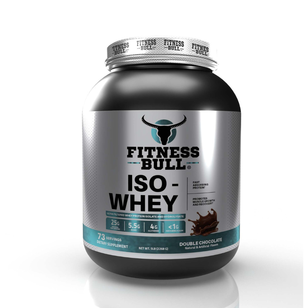 Buy Fitness Bull ISO Whey Double Chocolate 5LB online at best price in ...