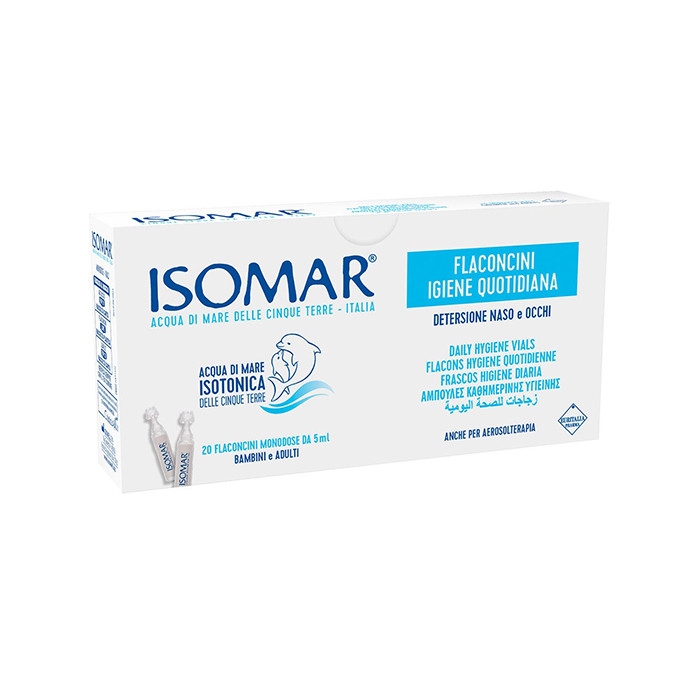 Buy Isomar Nose & Eyes Daily Hygiene Monodose 5ml Vial 20s online at ...