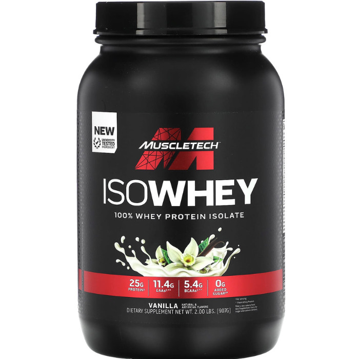 Buy Muscletech IsoWhey 100% Whey Protein Powder Vanilla 2LB online at ...
