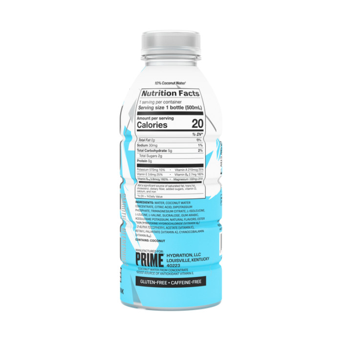 Buy Prime Hydration Drink Ice Blue Chill 500ml online at best price in ...