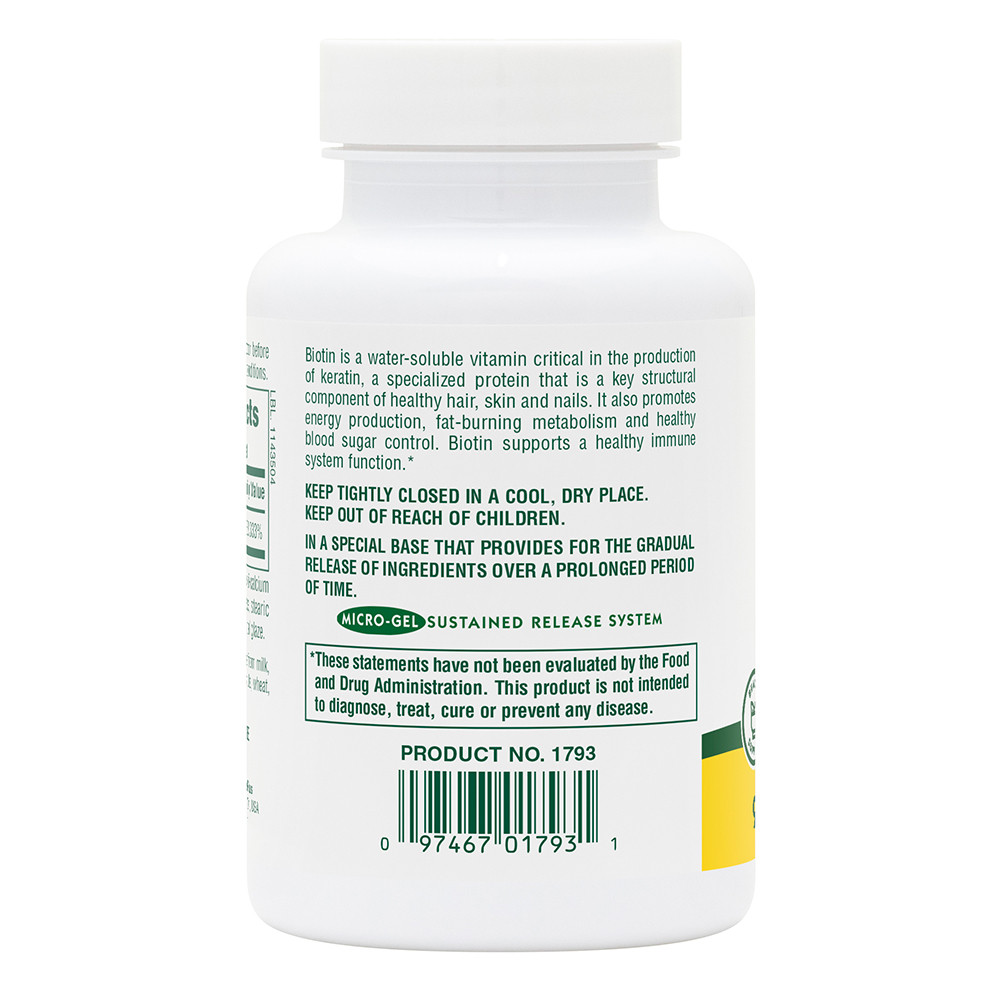 Buy Natures Plus Biotin 10 mg 90 Tablets online at best price in the ...