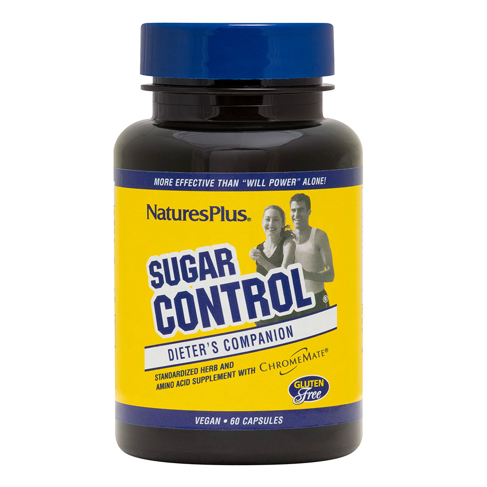 Buy Natures Plus Sugar Control Sugar Cravings Formula 60 Capsules ...