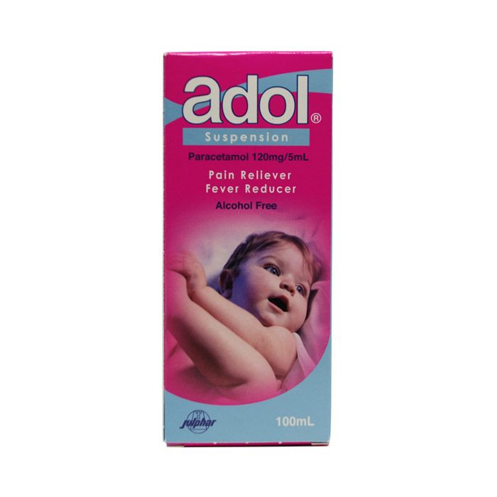 Buy Adol 120mg/5ml Suspension 100 ml Bottle online at best price in the ...