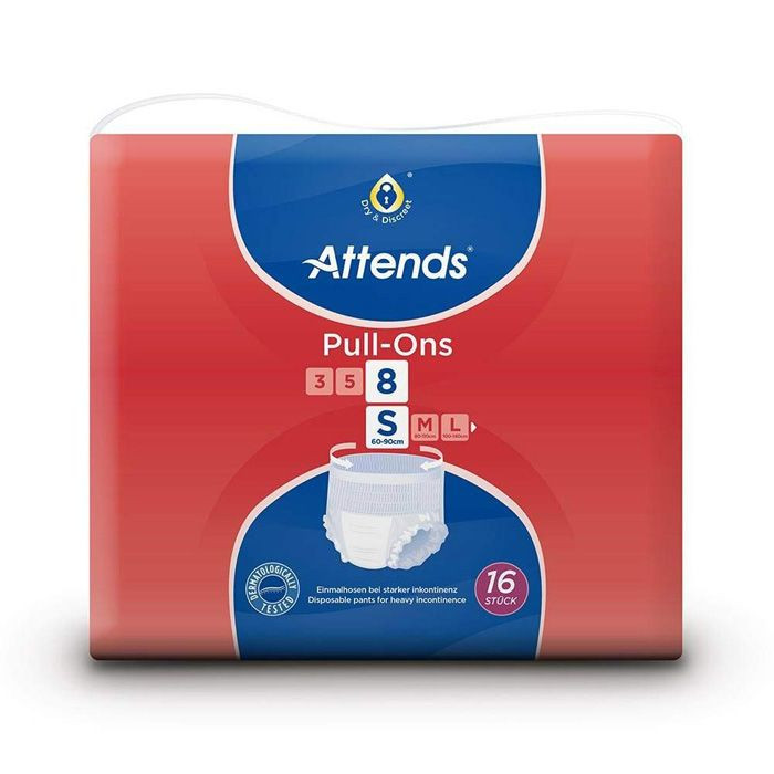 Buy Attends Pull On 8 Small 16's Incontinence Adult Diapers | Life Pharmacy