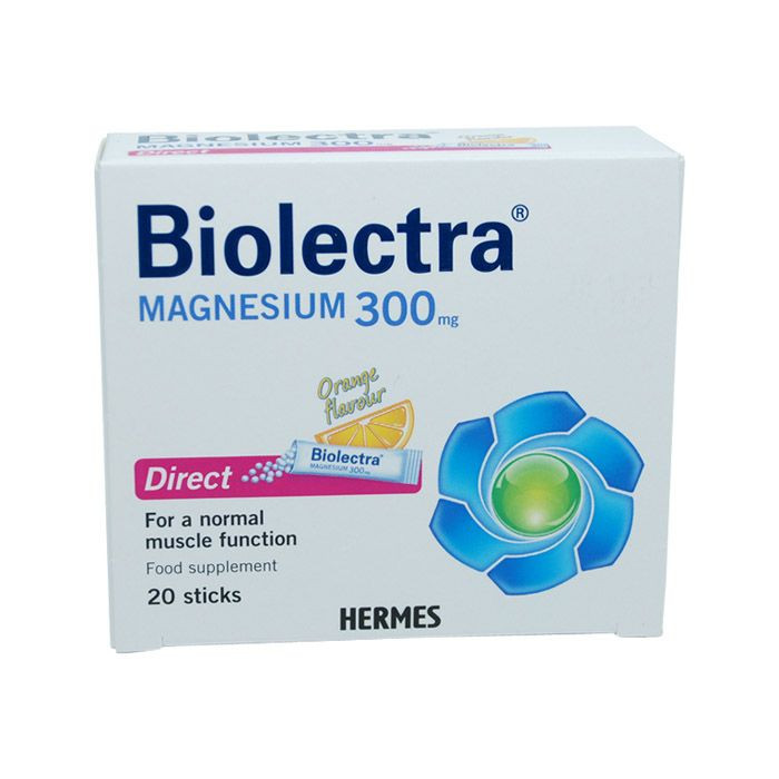 Buy Biolectra Magnesium 300mg 20 Sticks online at best price in the UAE ...