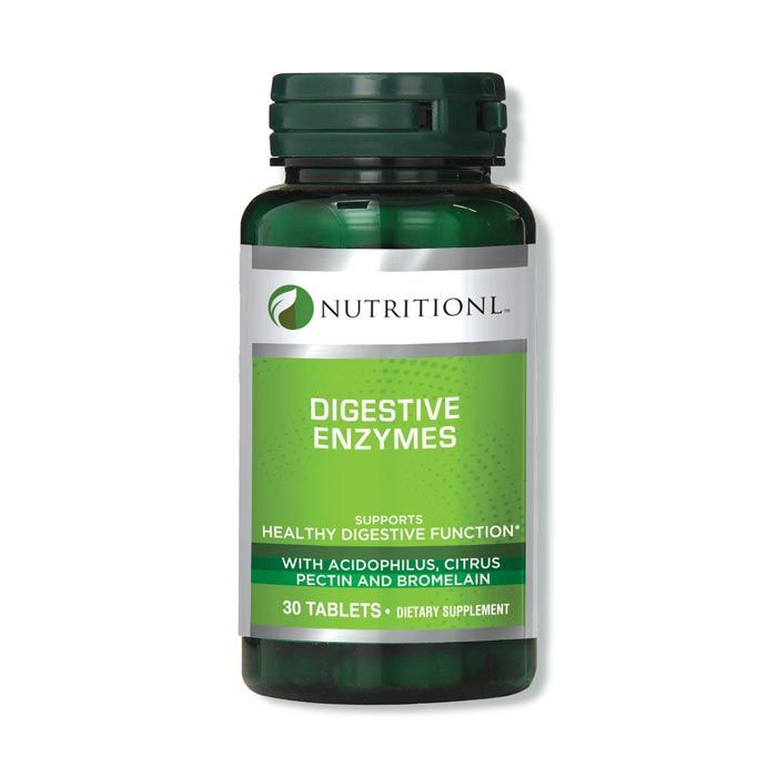 Buy Nutritionl Digestive Enzymes Tabs 30's | Life Pharmacy
