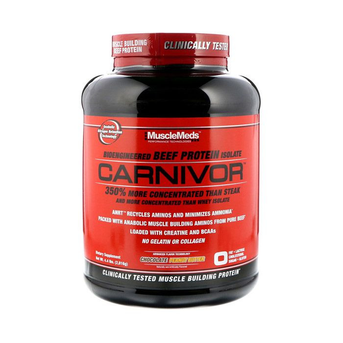 Buy Muscle Med Carnivor Chocolate Peanut Butter 4 lb | Life Pharmacy