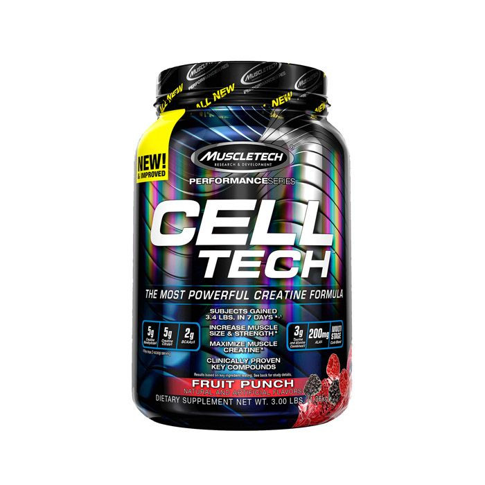 Buy Muscle Tech Cell Tech Performance Series Fruit Punch 3 Lb | Life ...