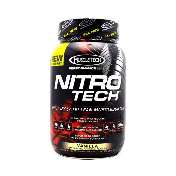 Buy Muscle Tech Nitro Tech Performance Series Vanilla 2 Lb | Life Pharmacy
