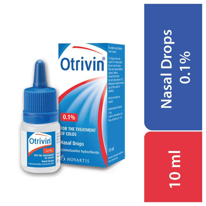Buy Otrivin 0.1% (Adult) Nasal Drop Solution 10 ml | Life Pharmacy