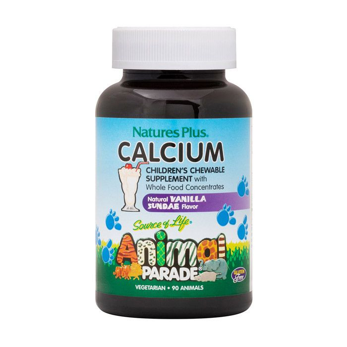 Buy Natures Plus Animal Parade Childrens Chewable Calcium 90 Tablets ...