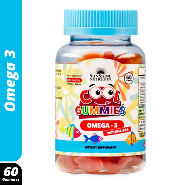 Buy Sunshine Nutrition Cool Gummies Omega3 With DHA/EPA 60's | Life ...