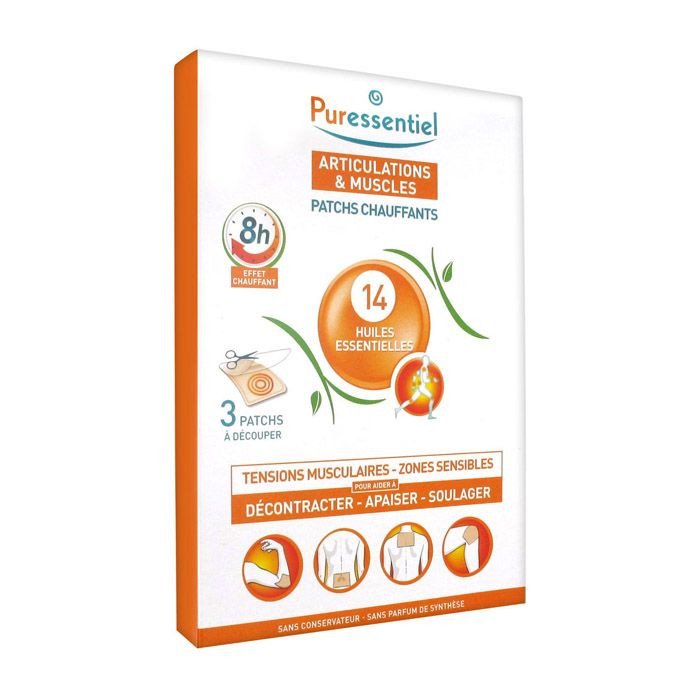 Buy Puressentiel Muscles and Joints Heating patches With 14 Essential ...